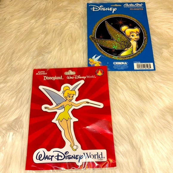 Disney | Accessories | Tinker Bell Car Magnet And Auto Decal | Poshmark